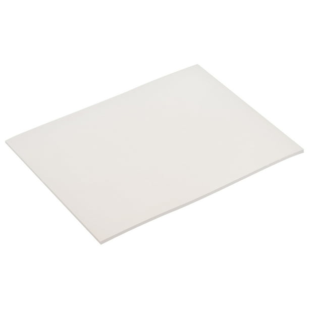 Uxcell Silicone Rubber Sheet Mat with Adhesive 5.7x7.4inch White Rubber ...