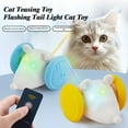 Zksm Interactive Cat Toys - Electric Automatic Mouse Toy with Light-Up ...