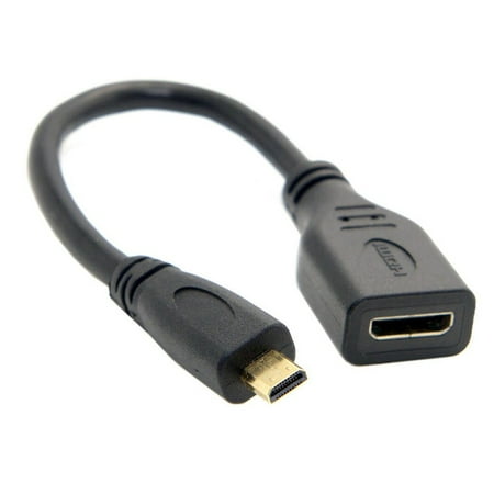 Micro Hdmi Type D Male To Hdmi Type A Female Cable Adapter Converter ...