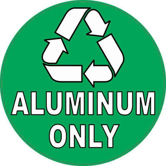 5in x 5in Paper Only Recycling Sticker - Walmart.com