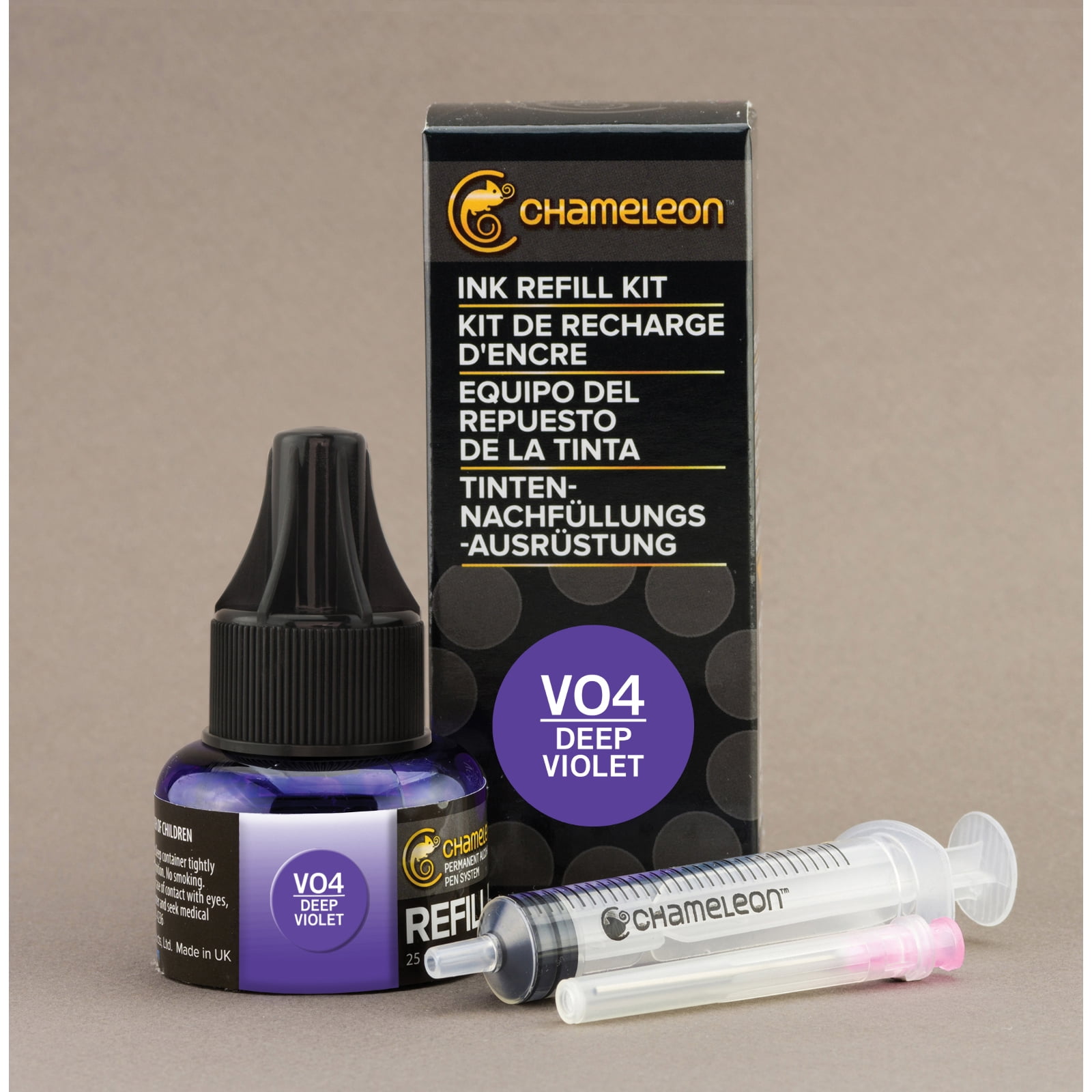 Chameleon Color Tones Ink Refill Kit, Deep Violet VO4 25ml - Walmart.com