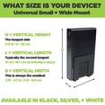 HIDEit Mounts Uni-SW Adjustable Small Wide Electronic Device Wall Mount ...