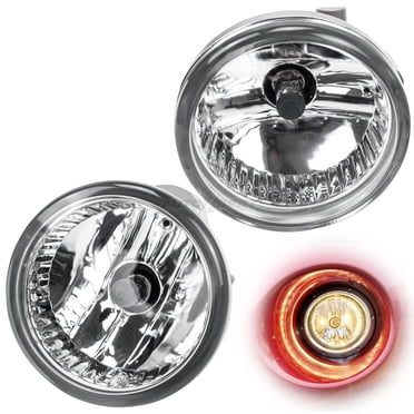 EPOTOOR 2 Pack Clear Lens Bumper Driving Fog Lights for Toyota ...
