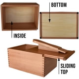 FootMatters Shoe Shine Valet Box - Hardwood Boot & Shoe Care - Polish ...
