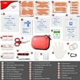 85 Pieces Hard Shell Mini Compact First Aid Kit, Small Personal ...
