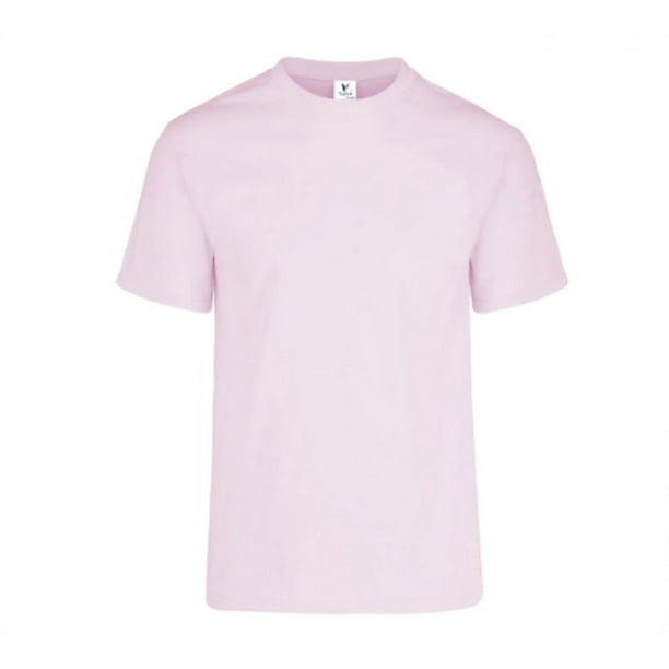 Playera Peso Completo para Caballero, Color Rosa Pastel, Tamaño Doble ...