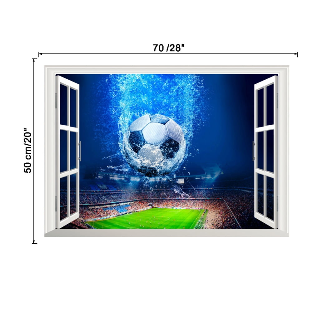 Click here for Amosfun Soccer Printed Wall Poster Hallway Bedroom... prices