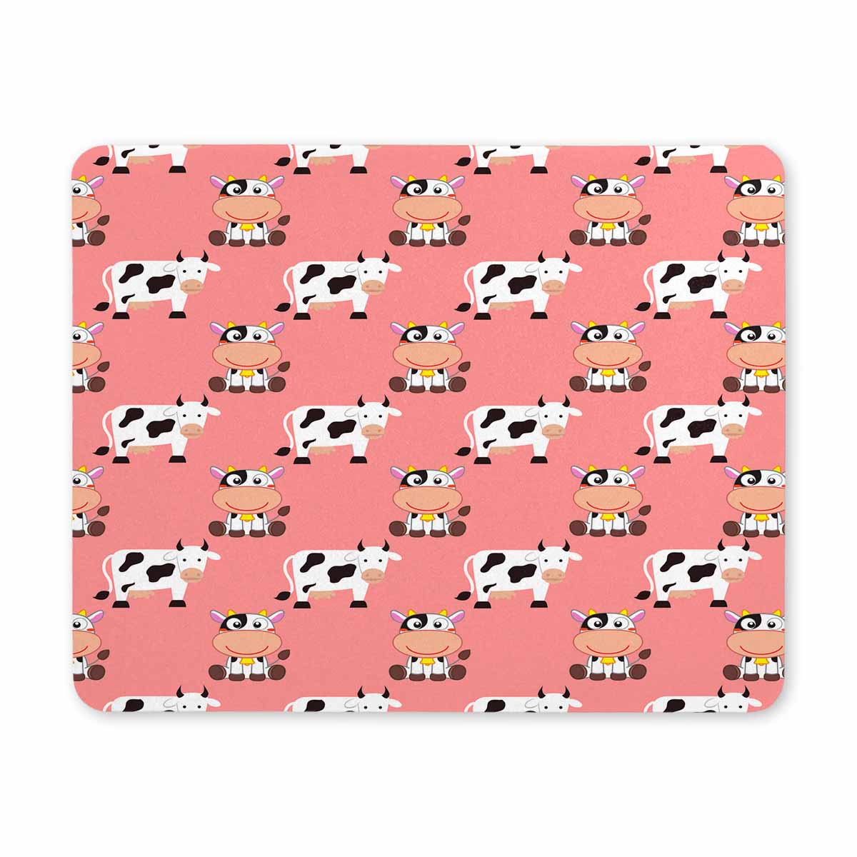 Dairy Cow Black White Mouse Pad, Gaming Mousepad for Computer Laptop ...