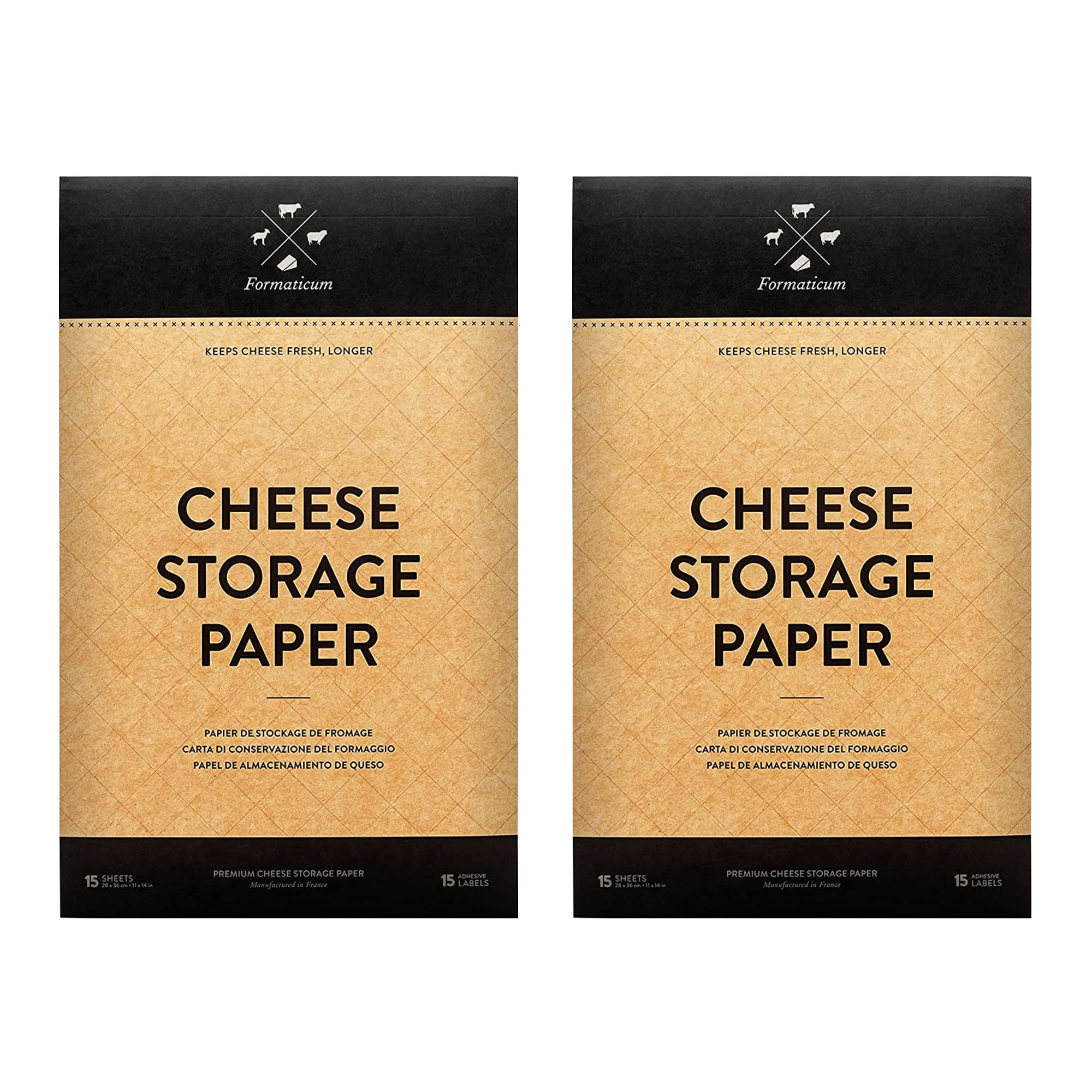 Formaticum Cheese Storage, Coated Paper, Keep Charcuterie Fresh, 30 ...