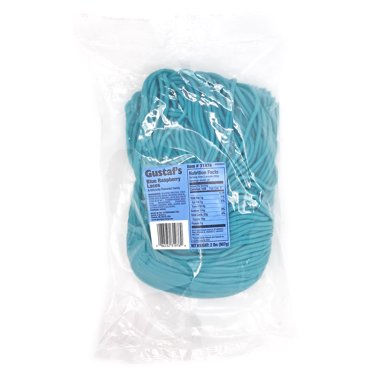 Gustafs Sour Blue Raspberry Laces 2lb - Walmart.com