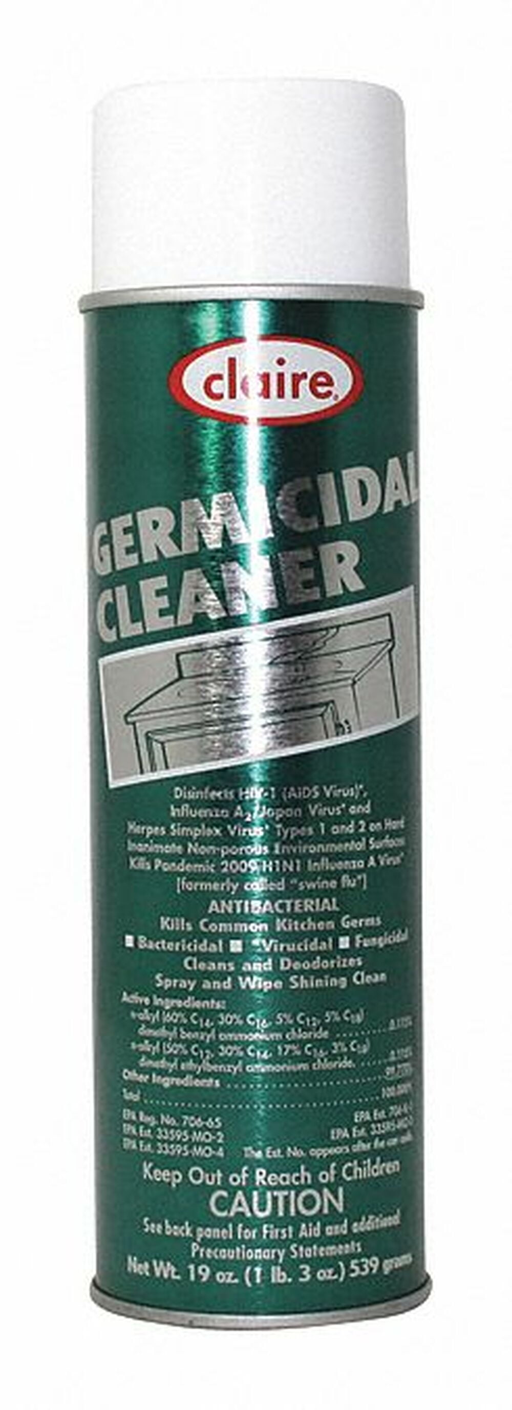 Claire Germicidal Cleaner,Unscented,20 oz CL873 CL873 ZO-G8092799 ...