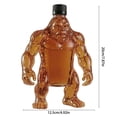 2 Pack Bigfoot Sasquatch Whiskey Decanter 11.8oz, Portable Glass Liquor ...