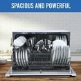 Farberware Professional Portable Stainless Countertop Dishwasher, 6 ...