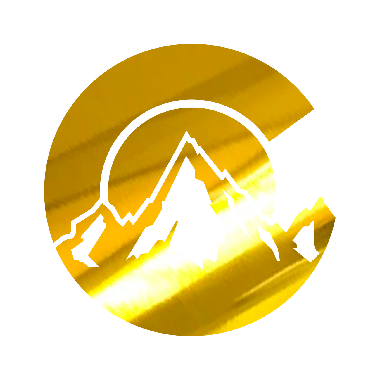 Colorado C Logo Shaped Sticker Decal Die Cut - Self Adhesive Vinyl ...