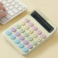 100Fens Desk Cute Pink Calculator with Big Buttons, Calculators Desktop ...