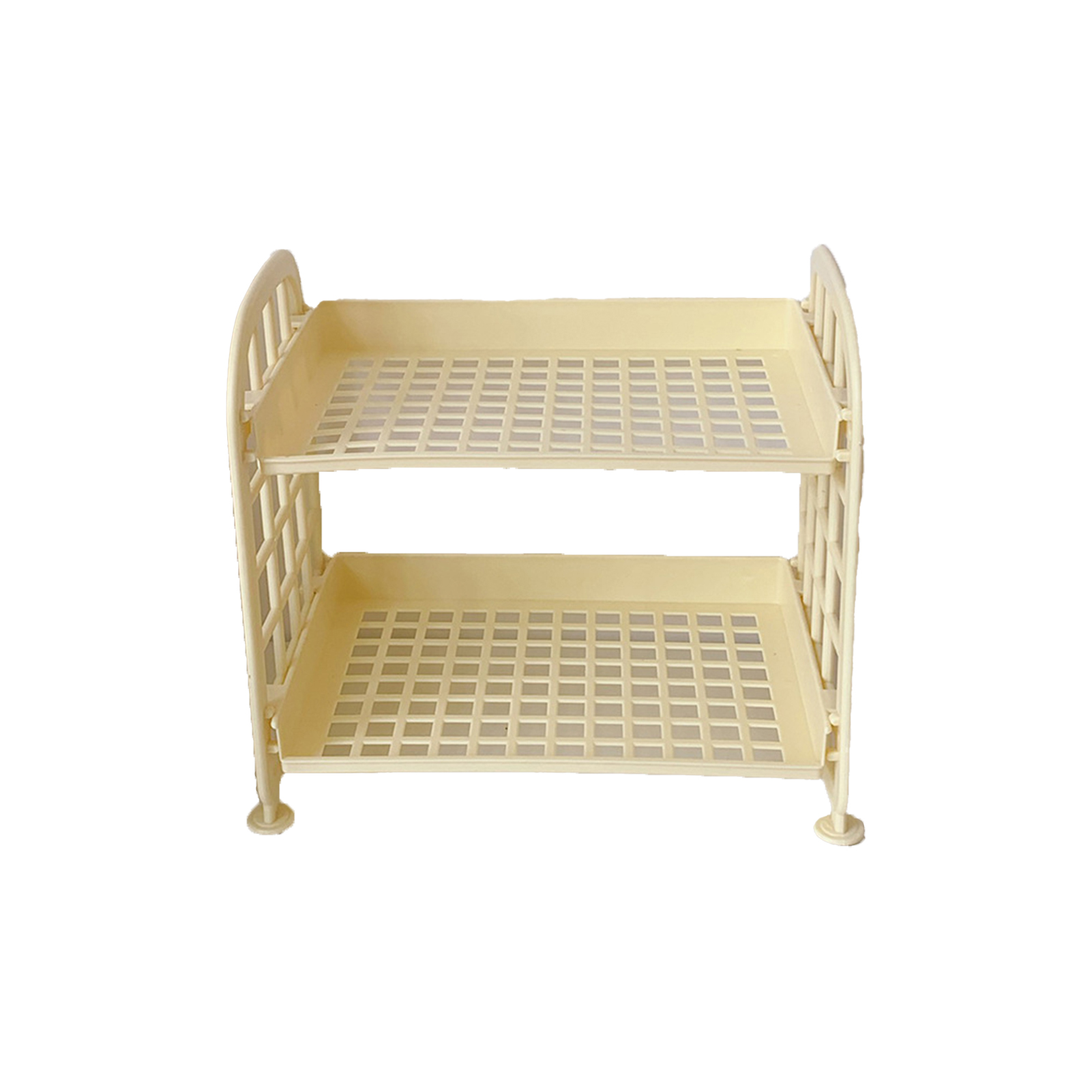 FaLX Organizer Double-layered Detachable Plastic Desktop Storage Rack ...