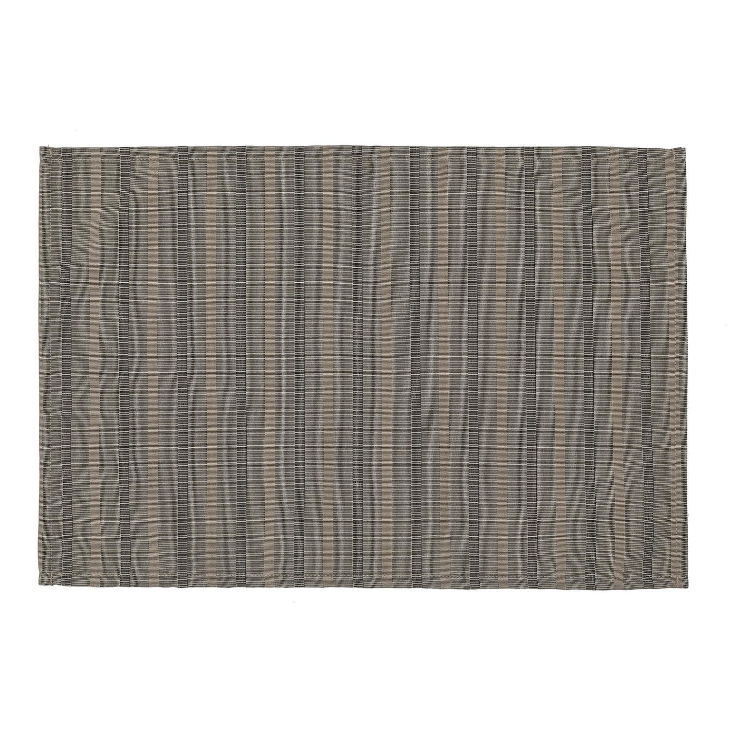 Click here for Ih Casadécor Stripe Outdoor Placemat (Taupe) - Set... prices