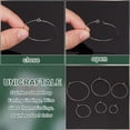 316L Stainless Steel Hoop Earring Findings Wine Glass Charms Findings ...