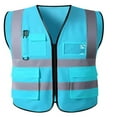 High Visibility Reflective Safety Vest Work Uniform Signal Security ...