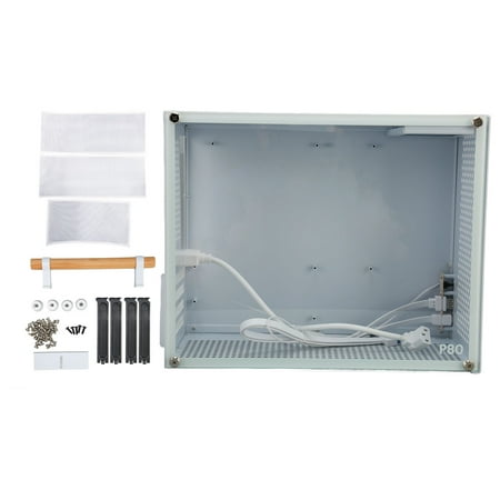 Mini PC Case, 2 SSD Supported Tempered Glass Clear Side Panel 15.5L ...