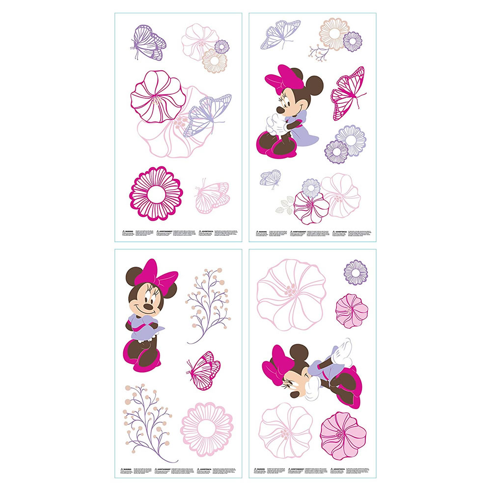 Disney Minnie Butterfly Dreams Wall Decals - Walmart.com - Walmart.com