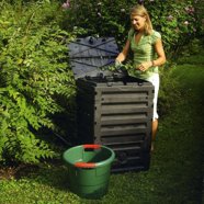 Exaco 123 Gal. Aerobin 400 Insulated Compost Bin â Green - Walmart.com