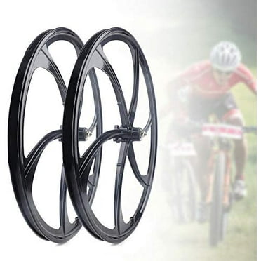 Imeshbean MTB Bike Mag Magnesium Wheels 3-Spoke Set Rim Front and Back ...
