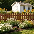 2 Pc Plastic Garden Fence Mini Border Edging Flower Bed Yard Lawn ...