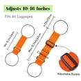 2Pcs Elastic Luggage Connector Bands Practical Polyester Secure Luggage ...