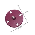 10 Sets Metal Flat Button Dark Fastener Simple Design For Coats ...