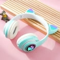 HOZVOMI Cute Ears Wireless Bluetooth Headset - Stylish, Glowing Design ...