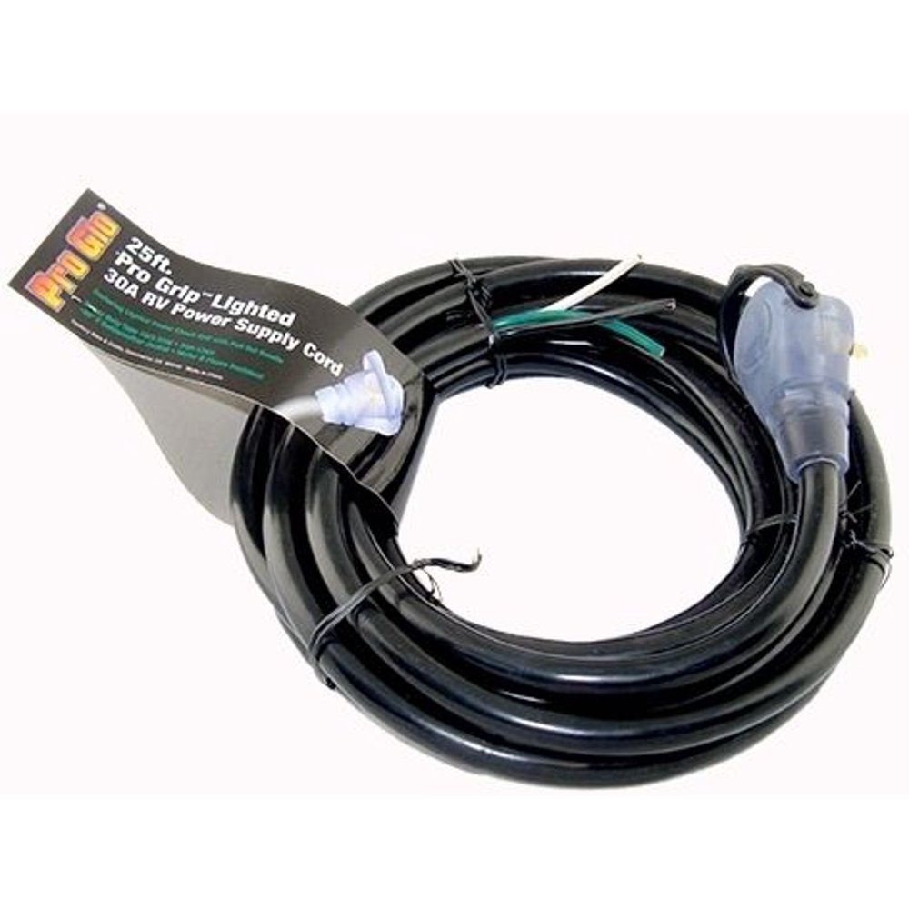 Century Wire and Cable D19005386 25' 30 Amp Pigtail Power Cable ...