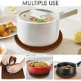 4 Pack Silicone Trivet Mats, Heat Resistant Hot Pot Holders and Pads ...