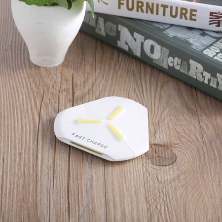 Portable Qi Q500 Wireless Charging Plate with LED Indicator Cool Iron ...
