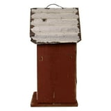 Home Bazaar HBA-1014RS Summitville Stable Birdhouse, Red - Walmart.com