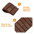 Ihvewuo Silicone Chocolate Molds, 3pcs 12-Cavity Nonstick, Reusable ...