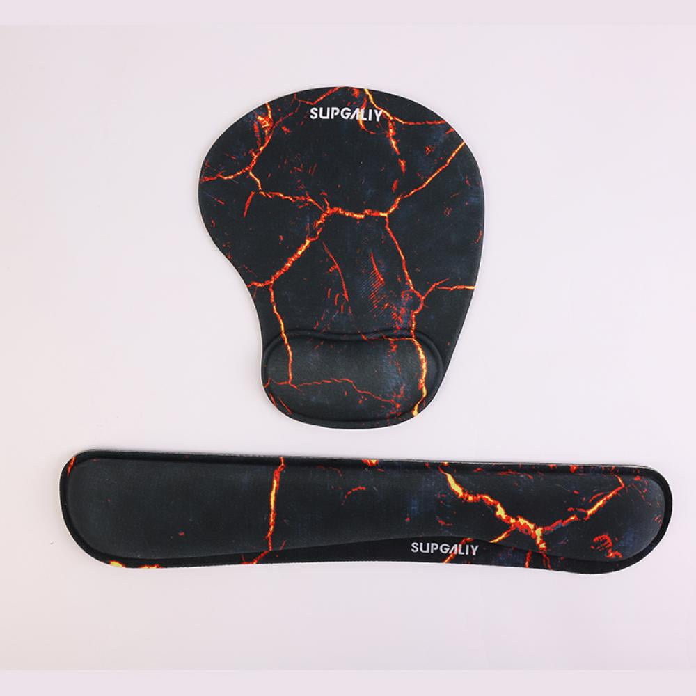 Keyboard Mouse Wrist Rest Set, Memory Foam Keyboard Mouse Hand Rest ...