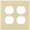 Cooper 2157V Ivory Two Gang Combination Wall Plate, 1-Decorator and 1 ...