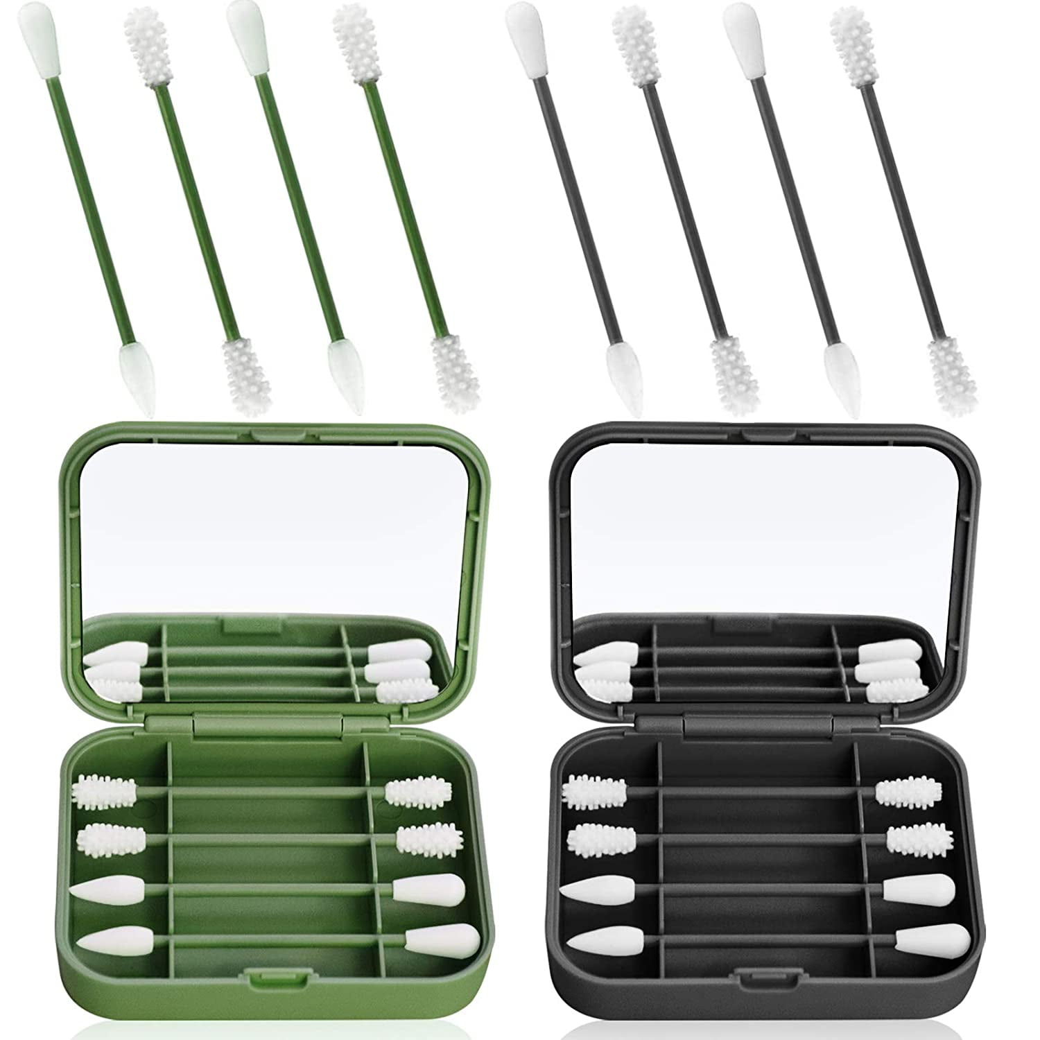 Click here for Jiaia 8 Count Reusable Silicone Q Tip Cotton Swabs... prices