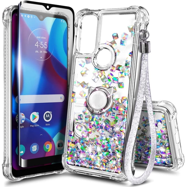 Nagebee Case for Motorola Moto G Pure (2021) with Tempered Glass Screen ...