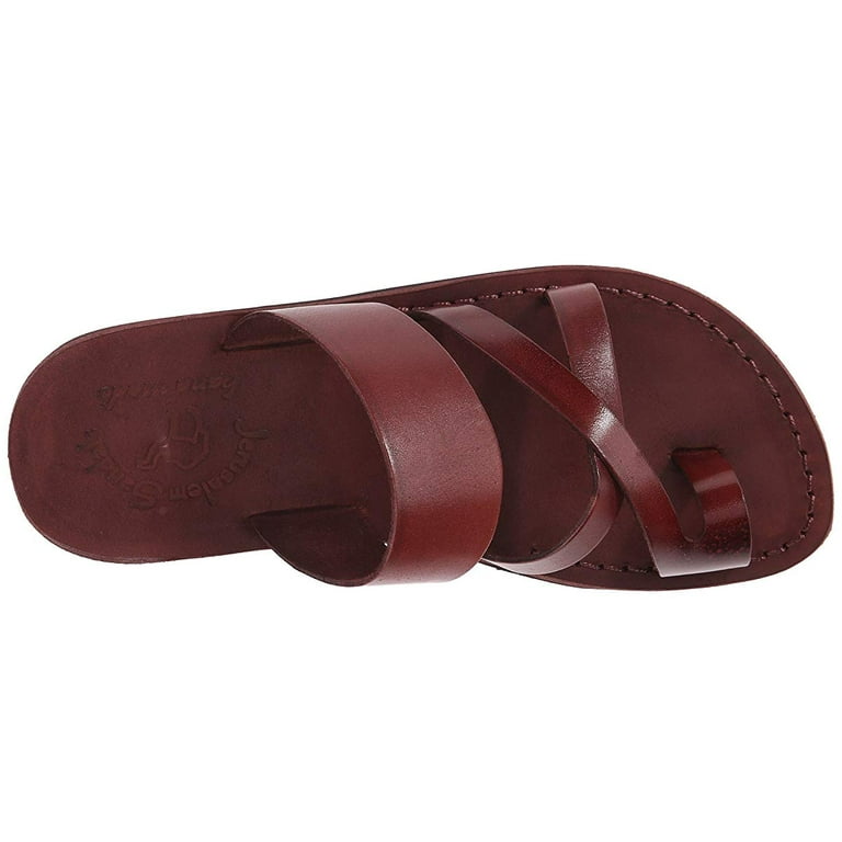 Jerusalem Sandals 'the Good Shepherd' Leather Sandal Brown on Sale ...