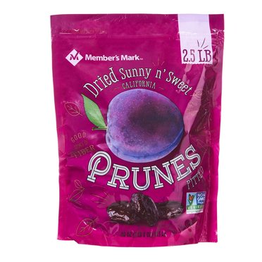 SUNBEST Pitted Prunes 2 Lbs, Unsulphured in Resealable Bag (32 Oz ...