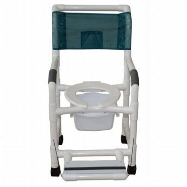 MJM International 193-SSDE Reclining Shower Chair with Soft Seat ...