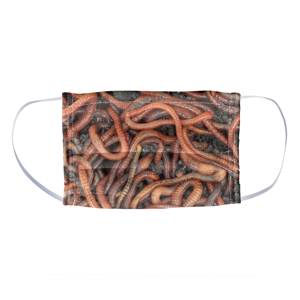 Kids Pile of Worms 1-Ply Reusable Face Mask Covering - Walmart.com