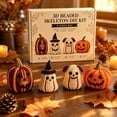 3D Beaded Skeleton DIY Kit Halloween Festive Py Craft Set for Home ...
