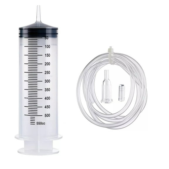 Walmart 500ml Sterile Syringe with Tube, Plastic Garden Syringe for ...