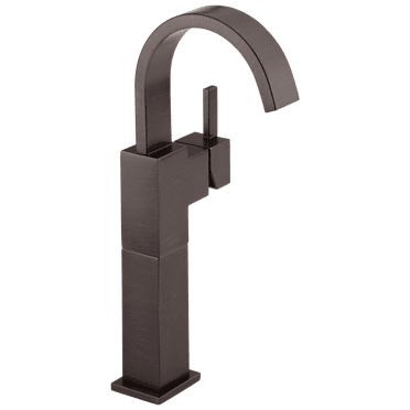 Delta Single Hole Metering Slow-Close Bathroom Faucet in Chrome 87T105 ...