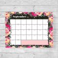 July 2019 - June 2020 Floral Bouquet Mini Desk Pad Calendar - Walmart.com