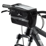 Ozark Trail Bicycle Handlebar Cooler Bag with Smartphone Pocket, Black ...