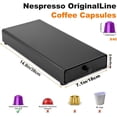 Coffee Pod Capsule Drawer Countertop Organizer Compatible for Nespresso ...